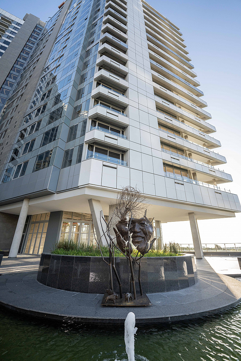 The One who shook the Branch.2100mm H x 1000mm D x 1750mm W. Bronze ...