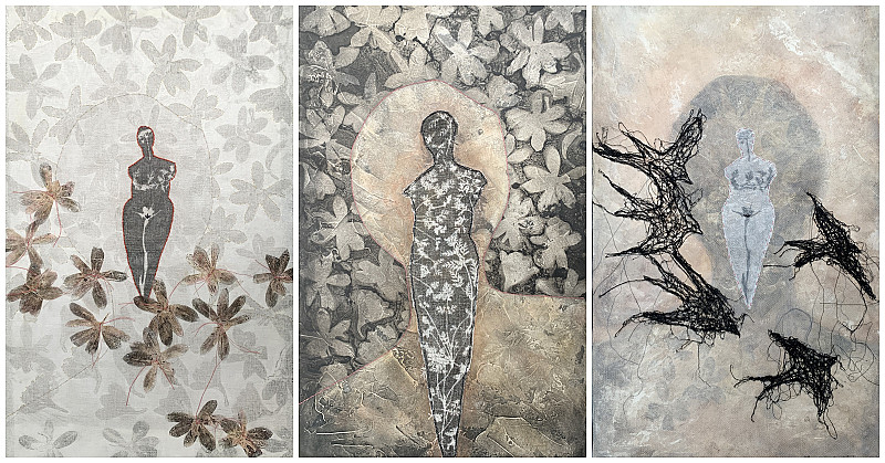 Inside Out (Triptych) | Artworks - RK Contemporary