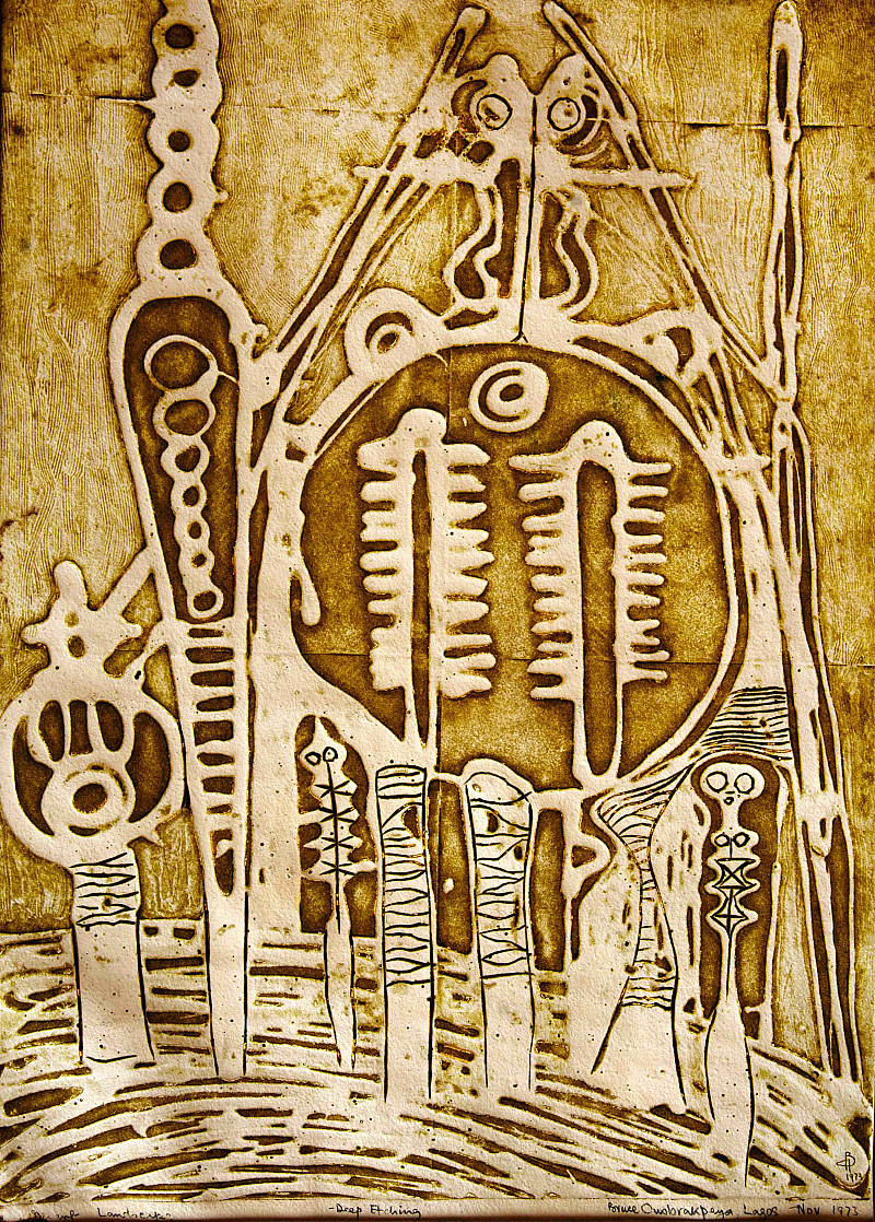 Deep Etching | Artworks - Uche Okeke Legacy